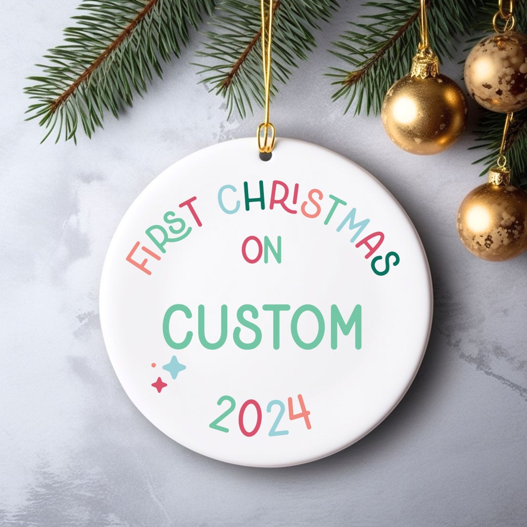 Custom Medication First Christmas Ornament Funny Christmas Ornament ...