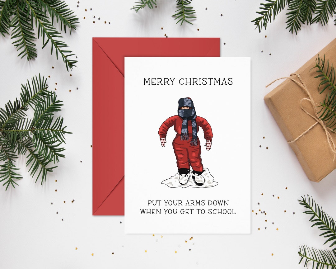 A Christmas Story Card / Greeting Cards Handmade / Funny Christmas Card ...