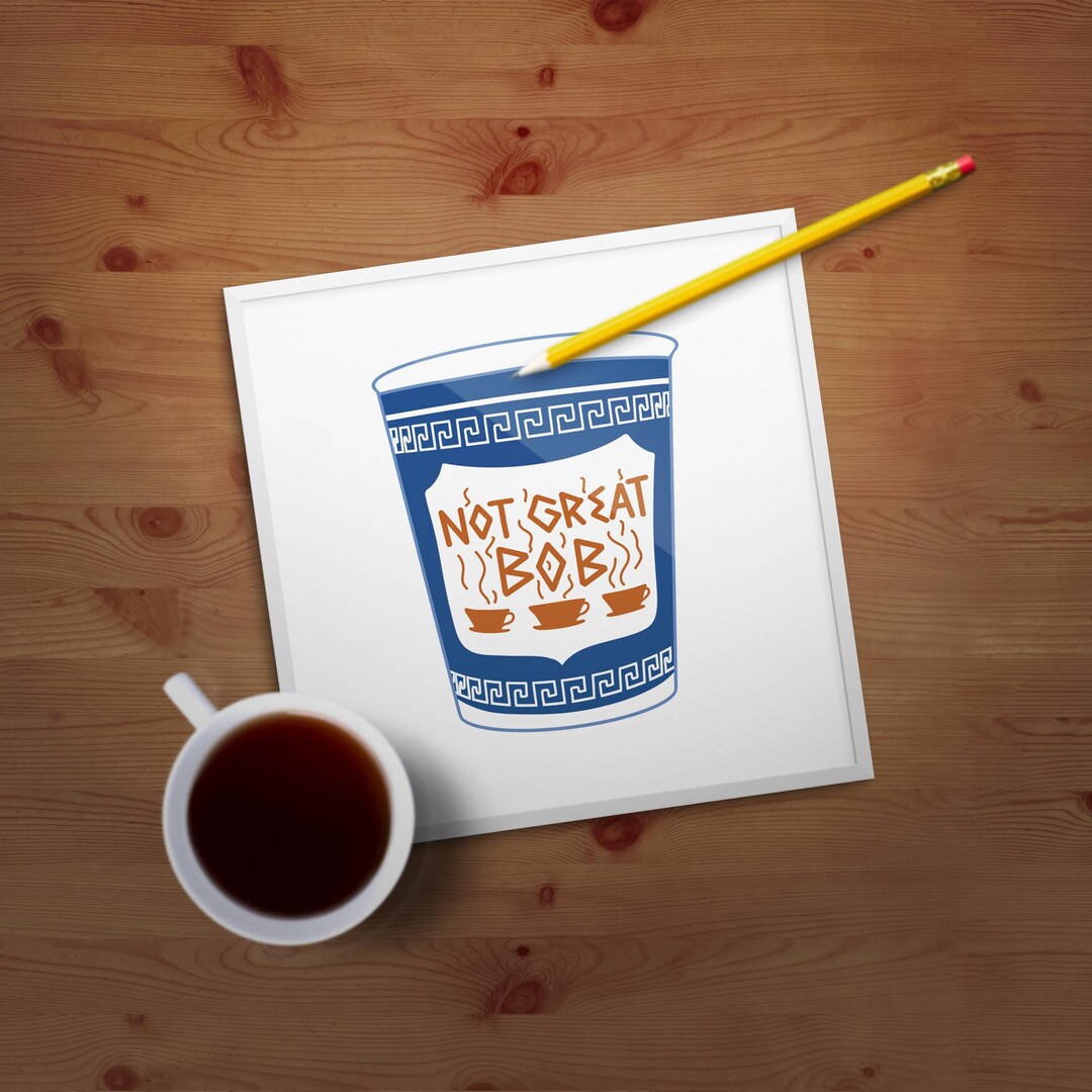 Not Great Bob Art Print / Mad Men - Etsy