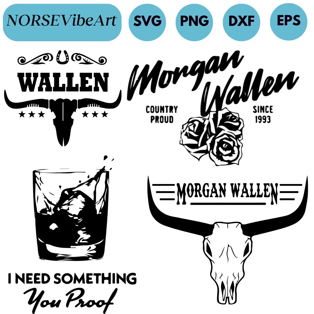 Morgan Wallen Svg Bundle, Morgan Wallen Clipart, Morgan Wallen Png ...