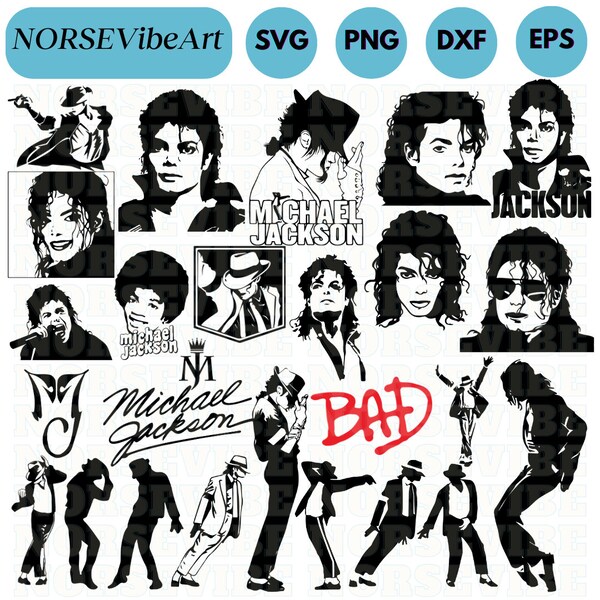 Michael Jackson Svg - Etsy