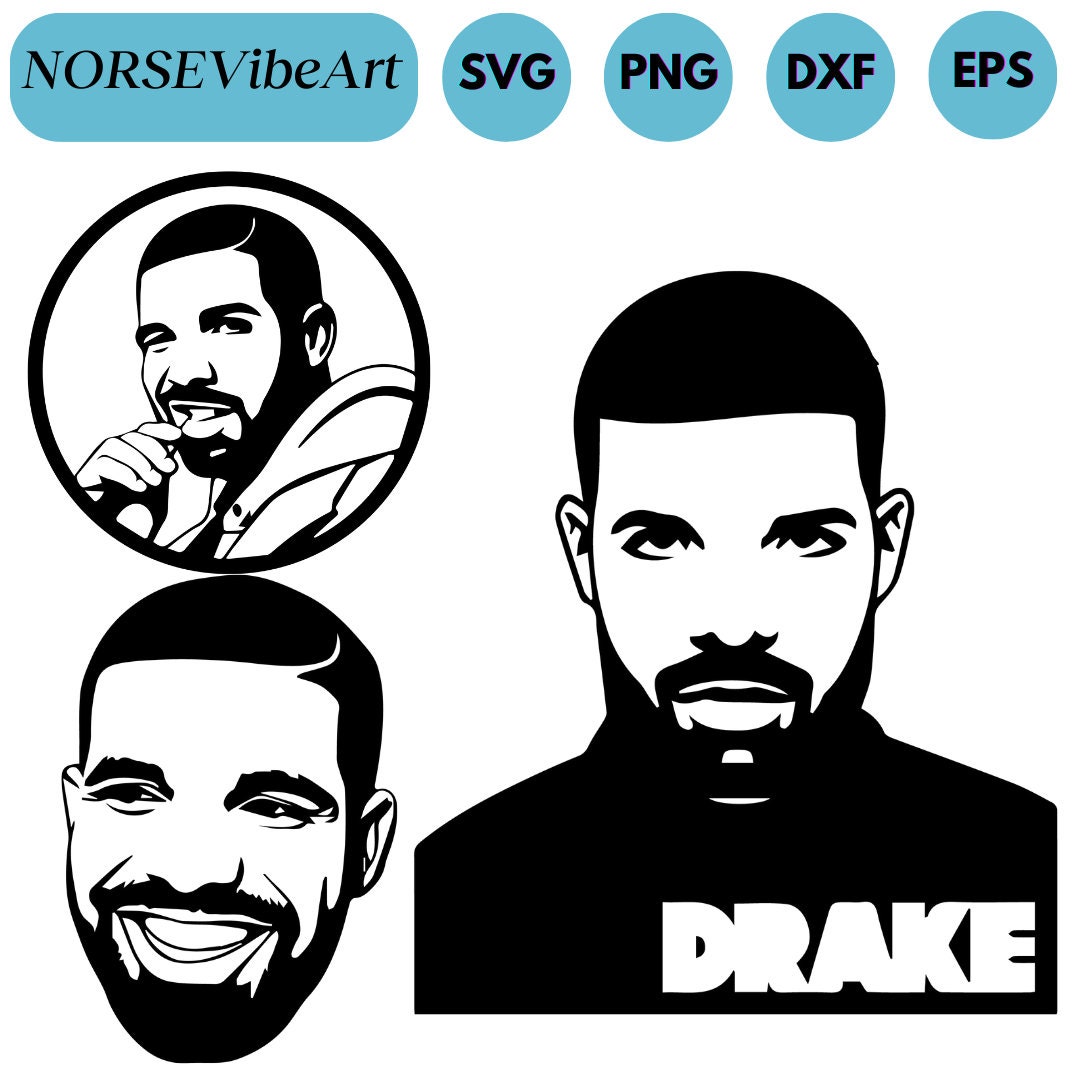 Drake Svg Bundle, Drake Clipart,drake Png Dxf Eps, Drake Vector, Drake ...