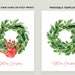 Merry Christmas Holiday Wreath Hand Print Craft Art | Baby Toddler ...