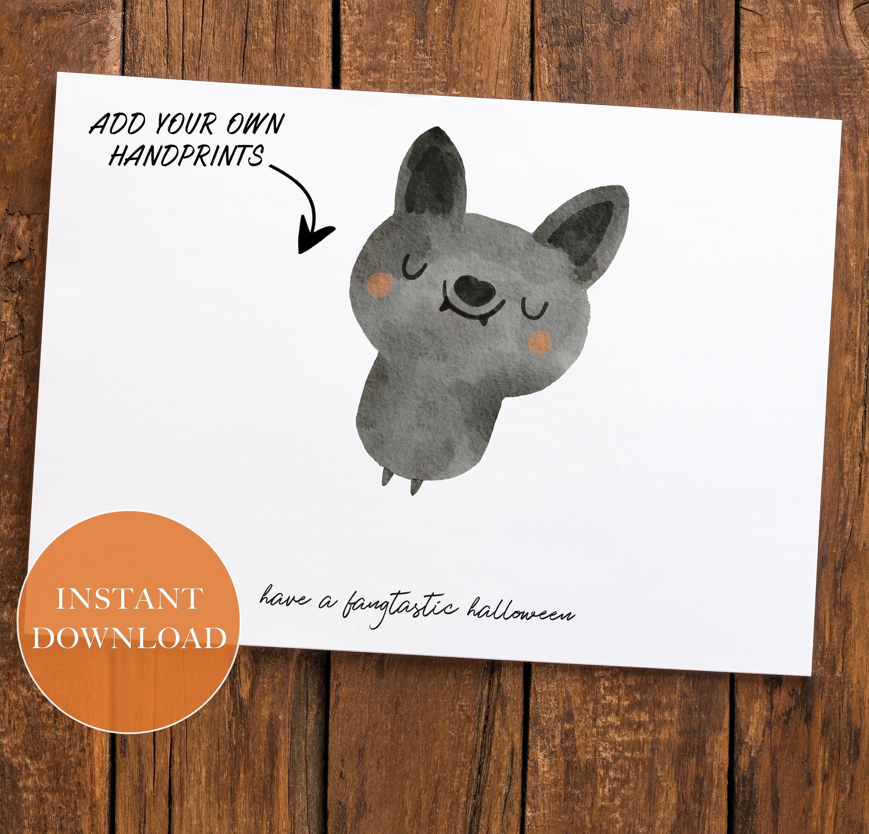 Halloween Bat Handprint Craft | Halloween Handprint Art | Baby Toddler ...