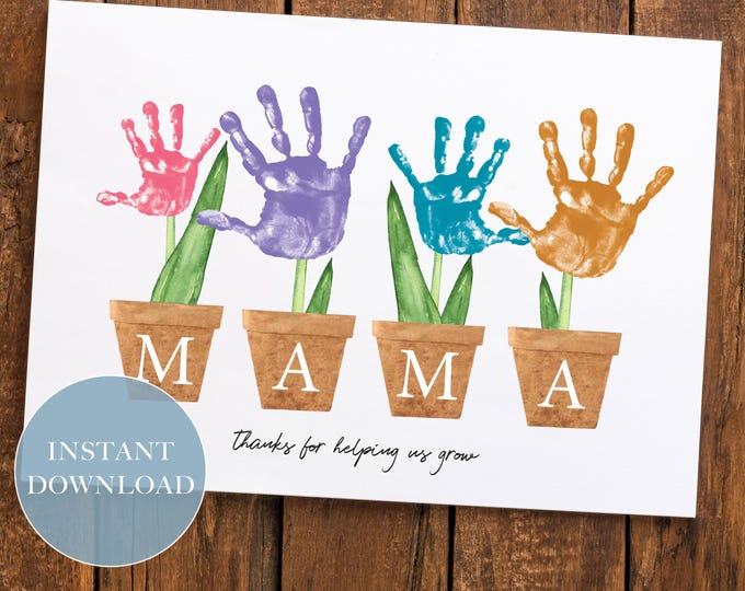Sibling Handprint Footprint Art | Sibling Keepsake | Sibling Handprint ...