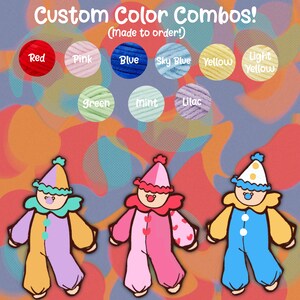 Clown Amigurumi Handmade Plush Handcrafted Clowncore/kidcore Plushy ...