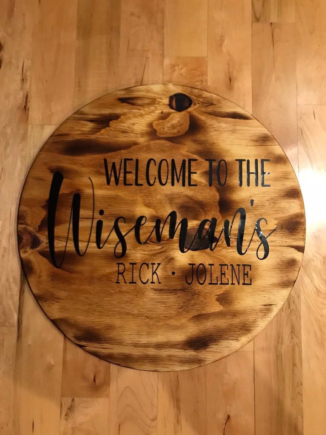 Custom Made to Order Burned Wood Sign. Choose From 16,18,20 or 22 - Etsy