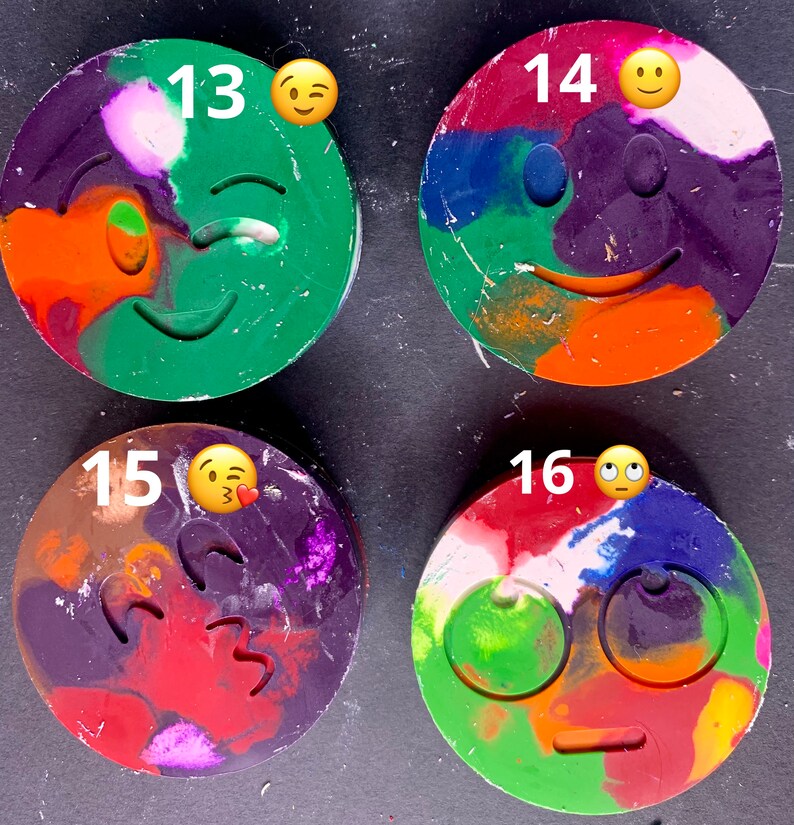 Emoji Crayons Set - Etsy