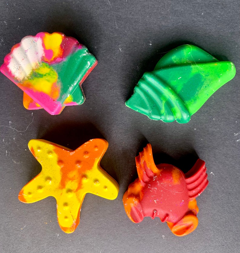 Summer Beach Crayon Set - Etsy