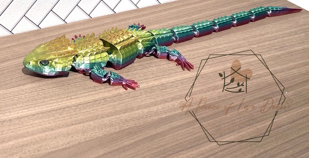 3D Print Lizard Fidget Toy Toy for Adults ADHD Fidget Toy Desk - Etsy