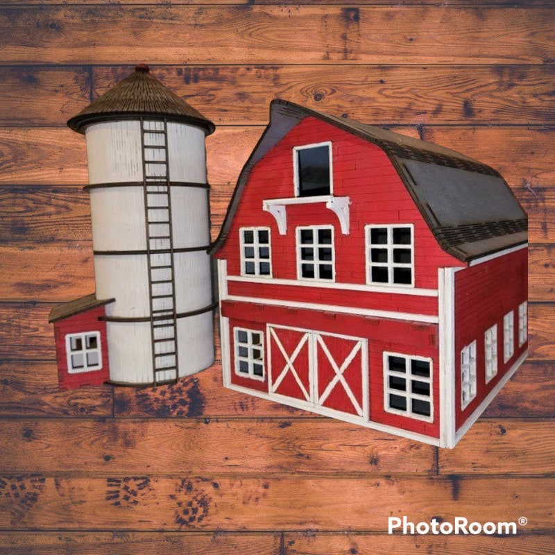 Wooden Toy Barns - Etsy