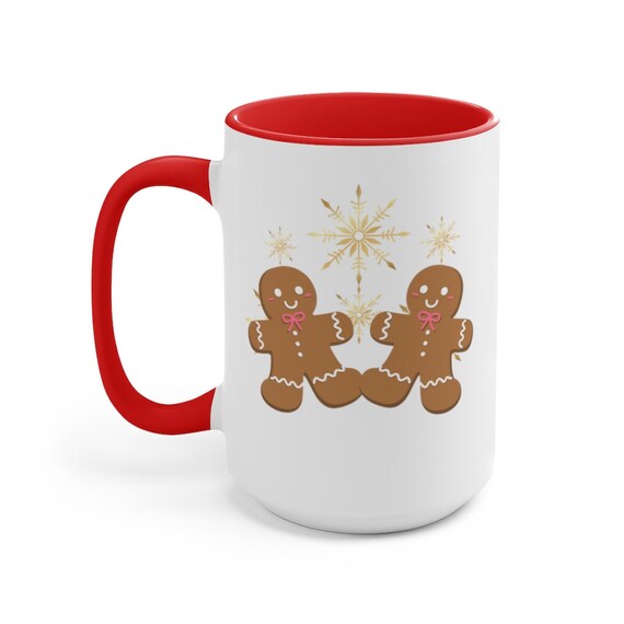 Gingerbread Man Coffee Cup Christmas Coffee Mug Cute - Etsy