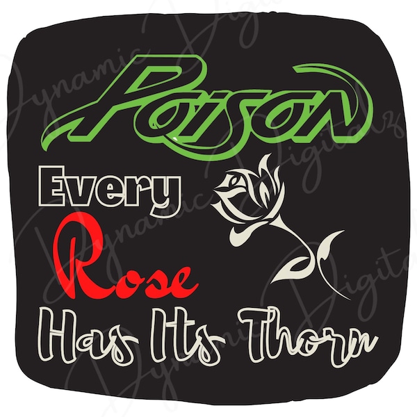 Poison Band Svg - Etsy