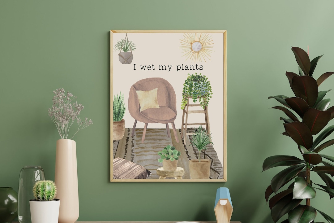 Boho Houseplants Printable Wall Art, Housewarming Gift, Boho Plants, I ...