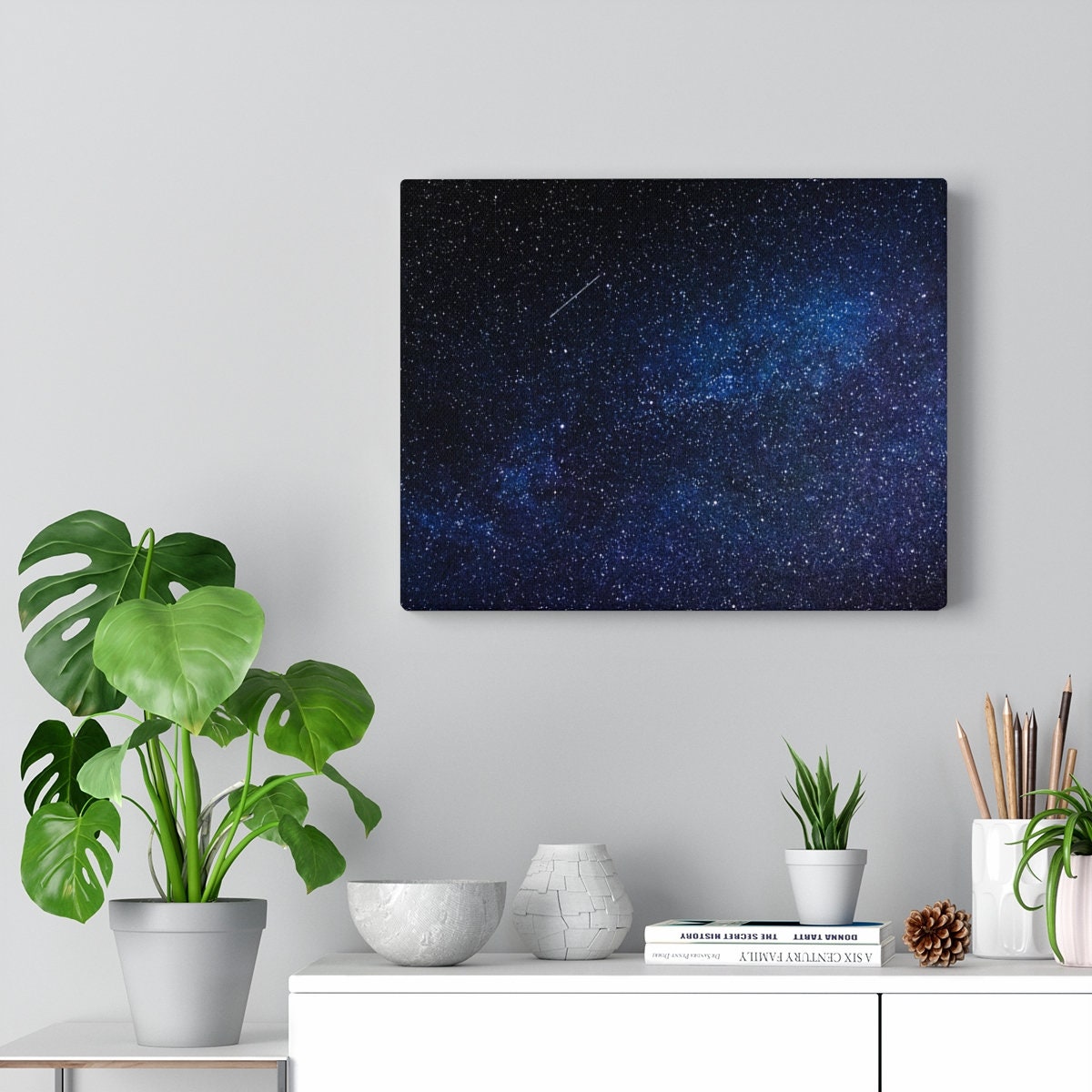 Space Starry Night Sky Canvas All Sizes High Resolution - Etsy