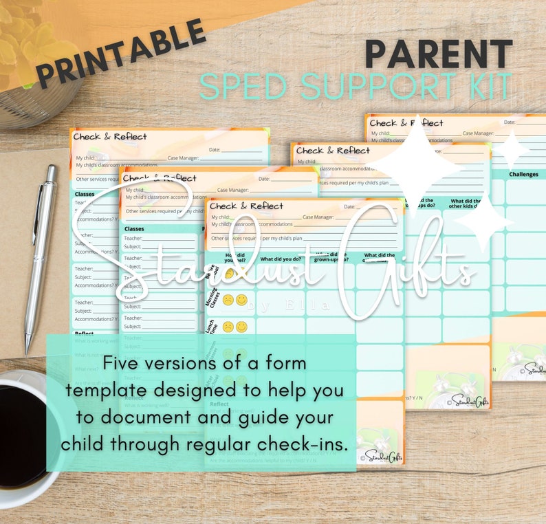 PRINTABLE Parent Special Education Support Kit Back to - Etsy