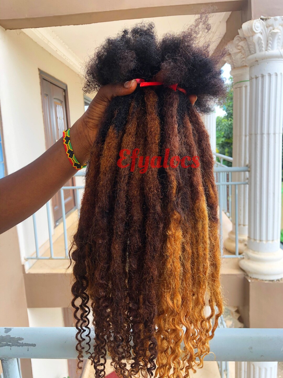 Goddess Curly Locs. 10locs in a Bundle - Etsy