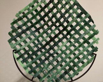 Crystal Quasar Fused Glass Sculpture - Etsy