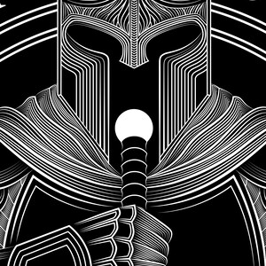 Line Art - Knight - Invictus Maneo - Etsy