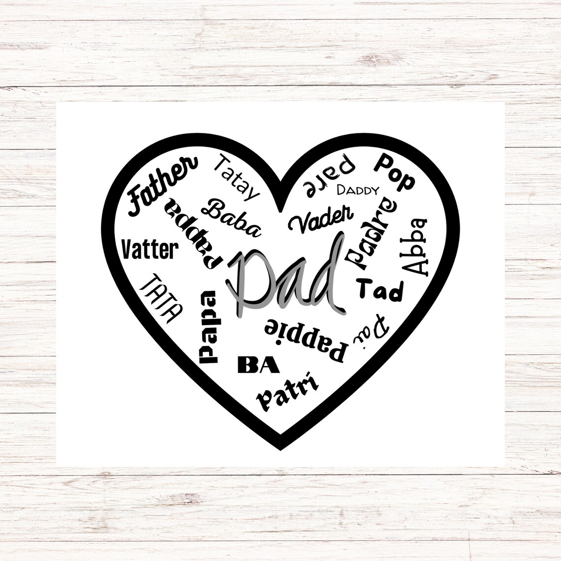 Collage With Dad In Different Languages Instant Download Etsy collage-with-dad-in-different-languages-instant-download-etsy
