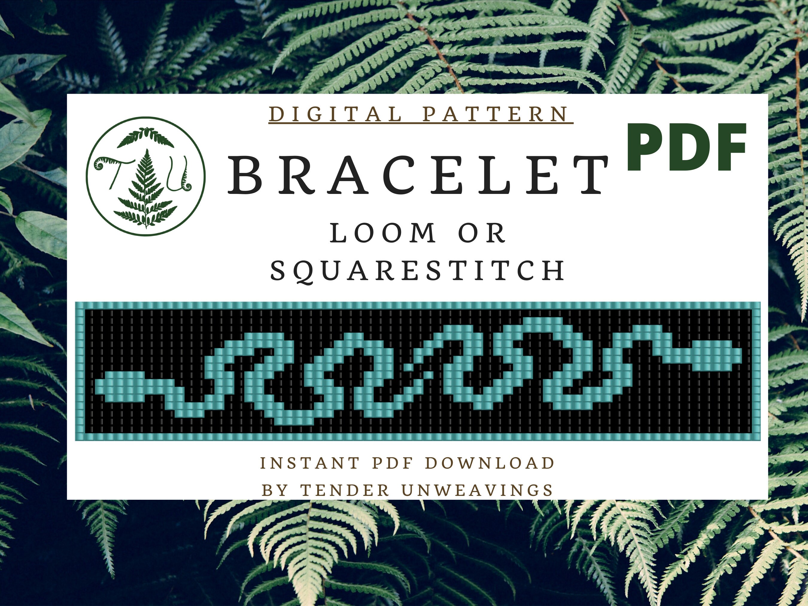 Snake Bead Loom Pattern, Snake Beading Pattern, Snake Loom Pattern ...