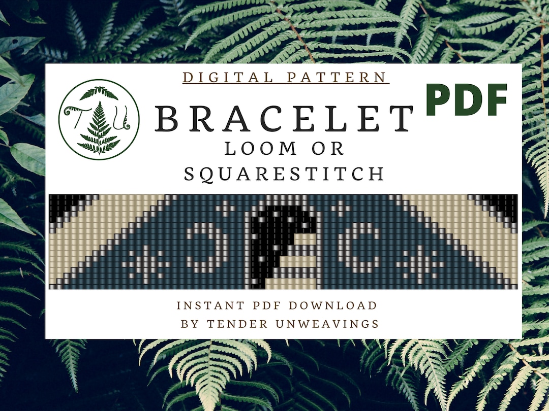 Space Arches Loom Pattern, Beading Pattern, Loom Pattern, Beaded Bracelet, Bracelet Pattern ...