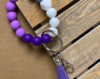 Purple Keychain - Etsy