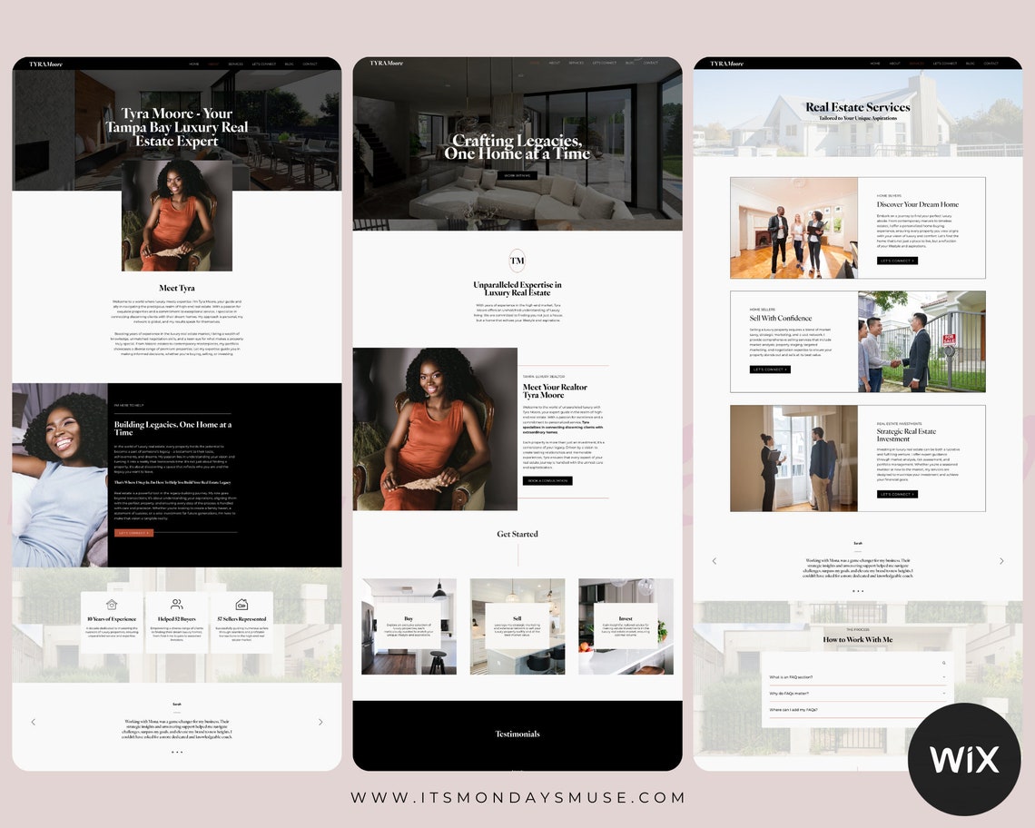 Wix Website Template for Realtor | Luxury Website Design | Wix Real ...