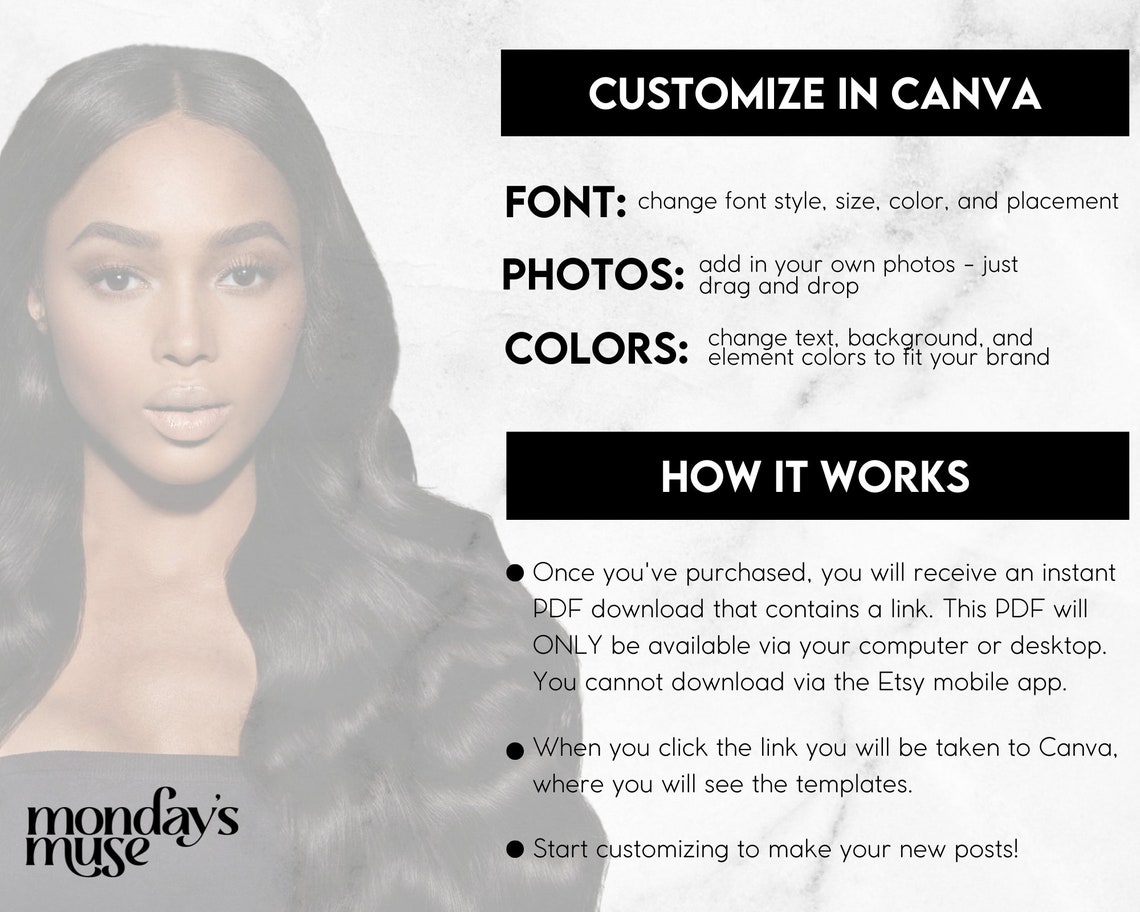 Editable Course Flyer Template | Luxury Girly Aesthetic | Pink Master ...