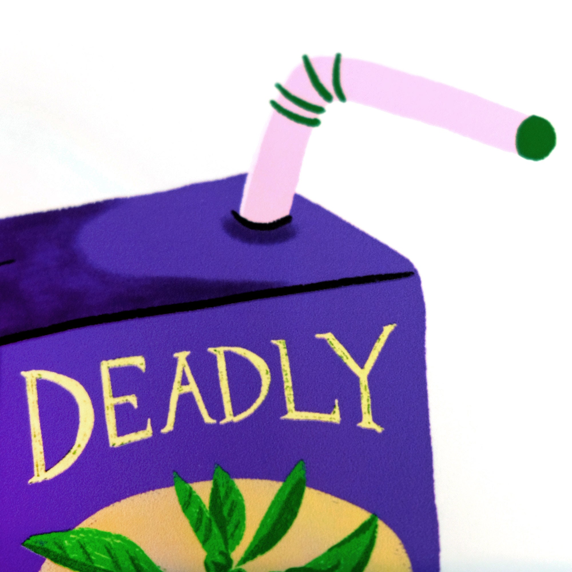 Enchanting Deadly Nightshade Art Print - Bewitching Poison Juicebox ...