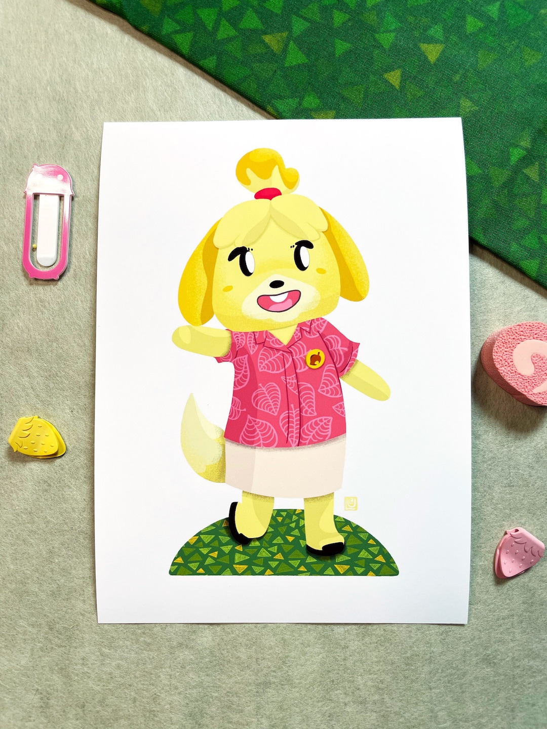 Animal Crossing Isabelle Art Print - Etsy