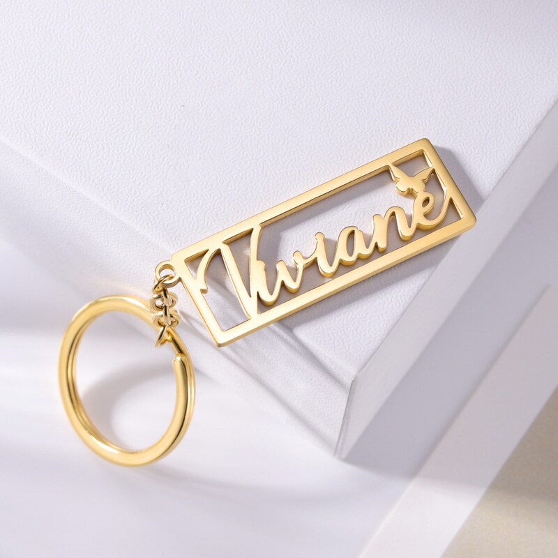Name Keychain - Etsy