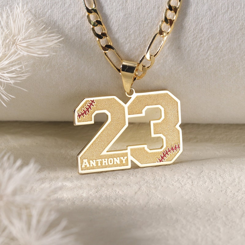 Baseball Necklace for Boys - Etsy