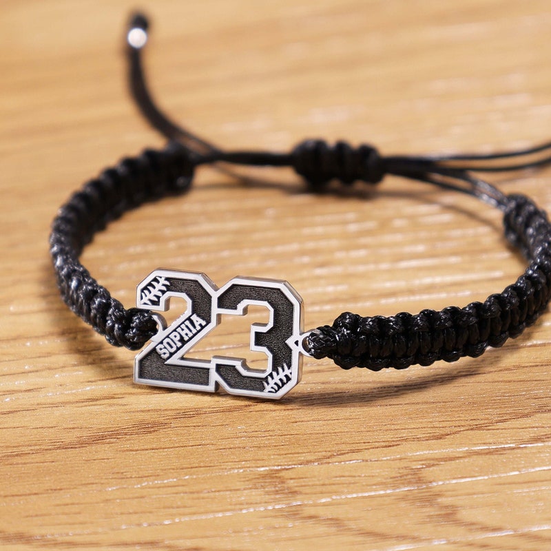 Boys Sports Bracelet Number - Etsy