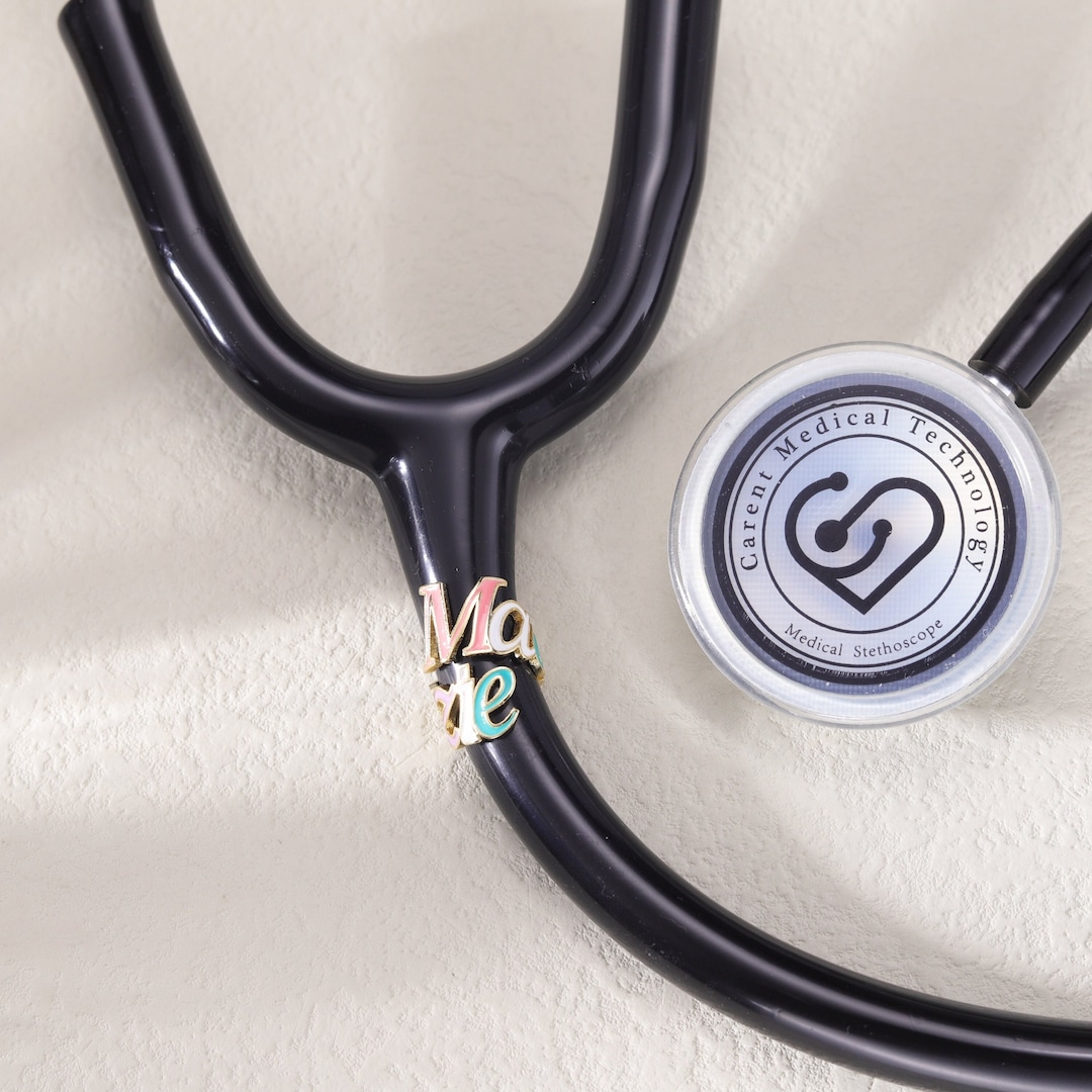 Enamel Stethoscope ID Tag|stethoscope Personalized Colored Name Tag ...