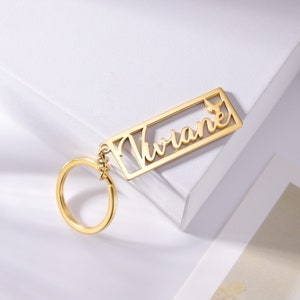 Personalized Name Keychain With Heart|custom Letter Key Chain|your Name ...