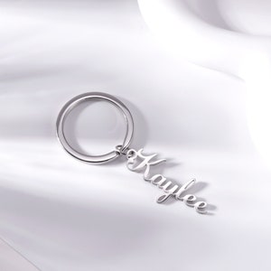 Heart Fonts Customized Keyring|personalized Name Key Chain|kids Name ...