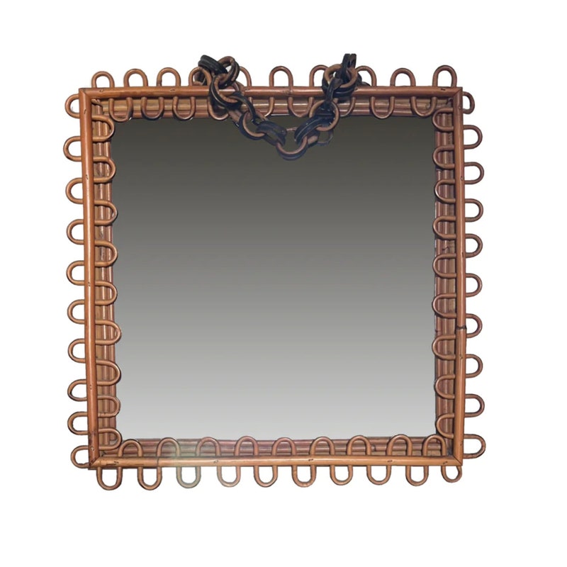 Rattan Mirrors Vintage - Etsy