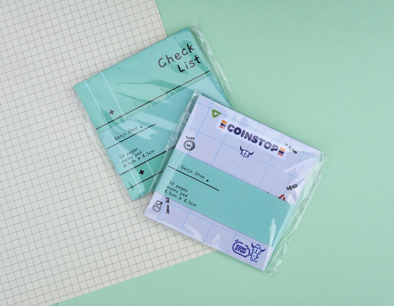 Genjo Memo Pad - Check List - Etsy