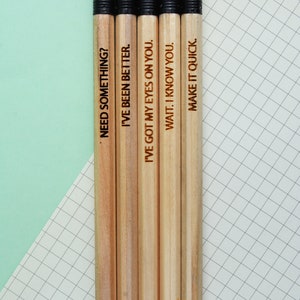 Skyrim NPC Quote Pencil - Elder Scrolls Pencil - Gaming Pencils - Etsy