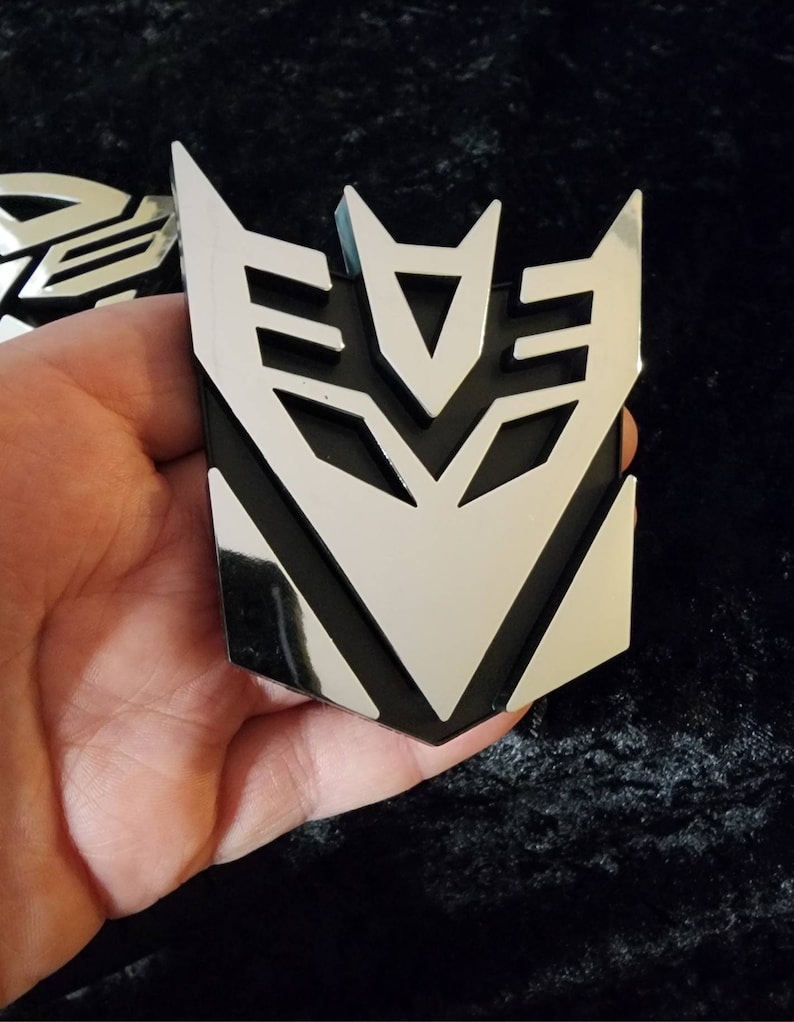 Autobot or Decepticon Plastic Car Emblem - Etsy
