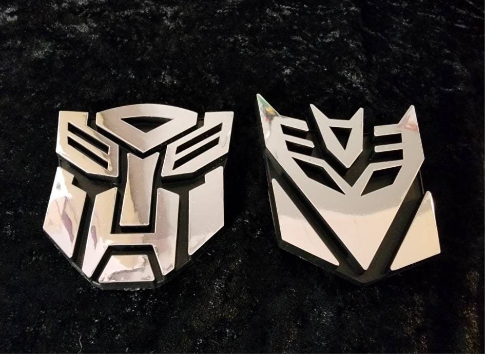 Autobot or Decepticon Plastic Car Emblem - Etsy