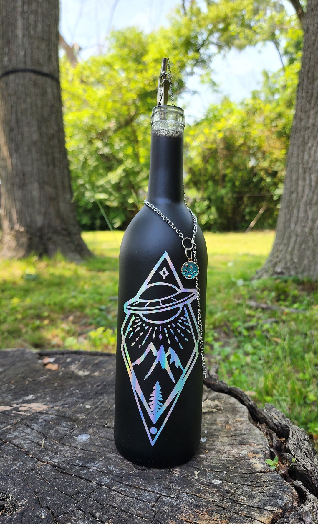 U.F.O. Alien Incense Burner Bottle - Etsy