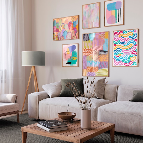 Bright Wall Art - Etsy