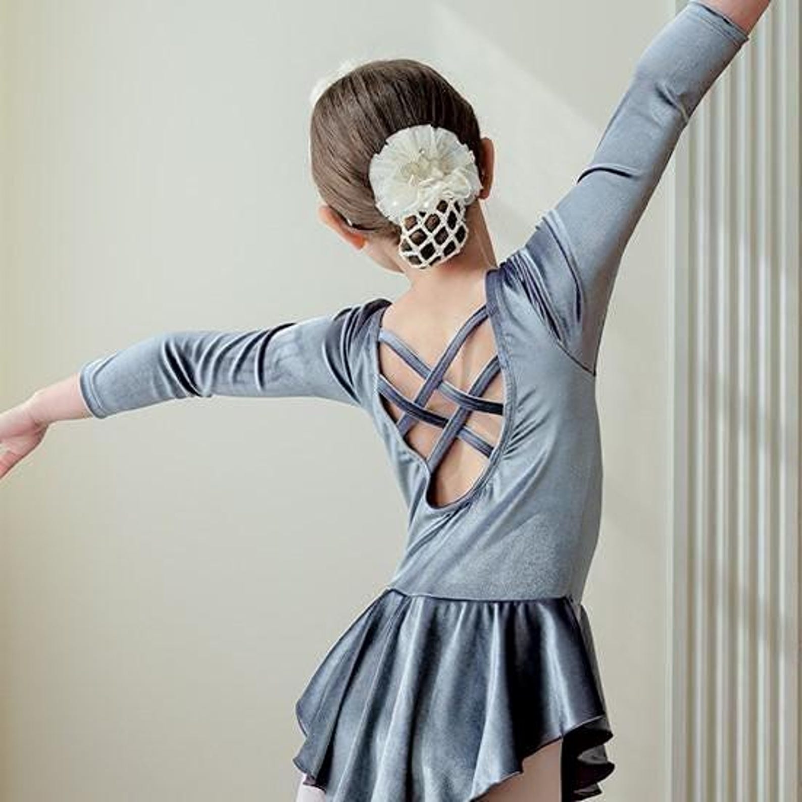 Velvet Tunic Ballet Dress With Snap Button on the Bottom - Etsy