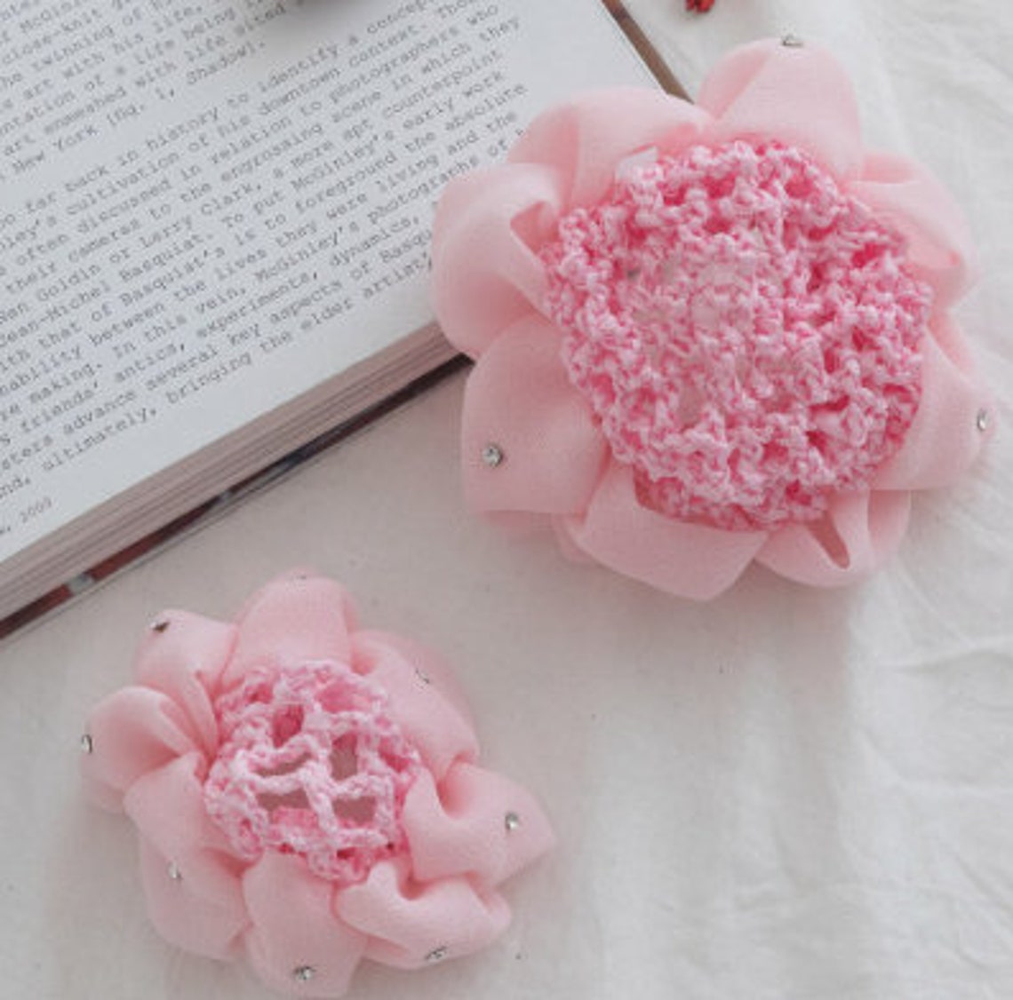 Hair Bun Net Claw Ballet Hair Bun Cover Dance Bun Cover Hair Bun With ...