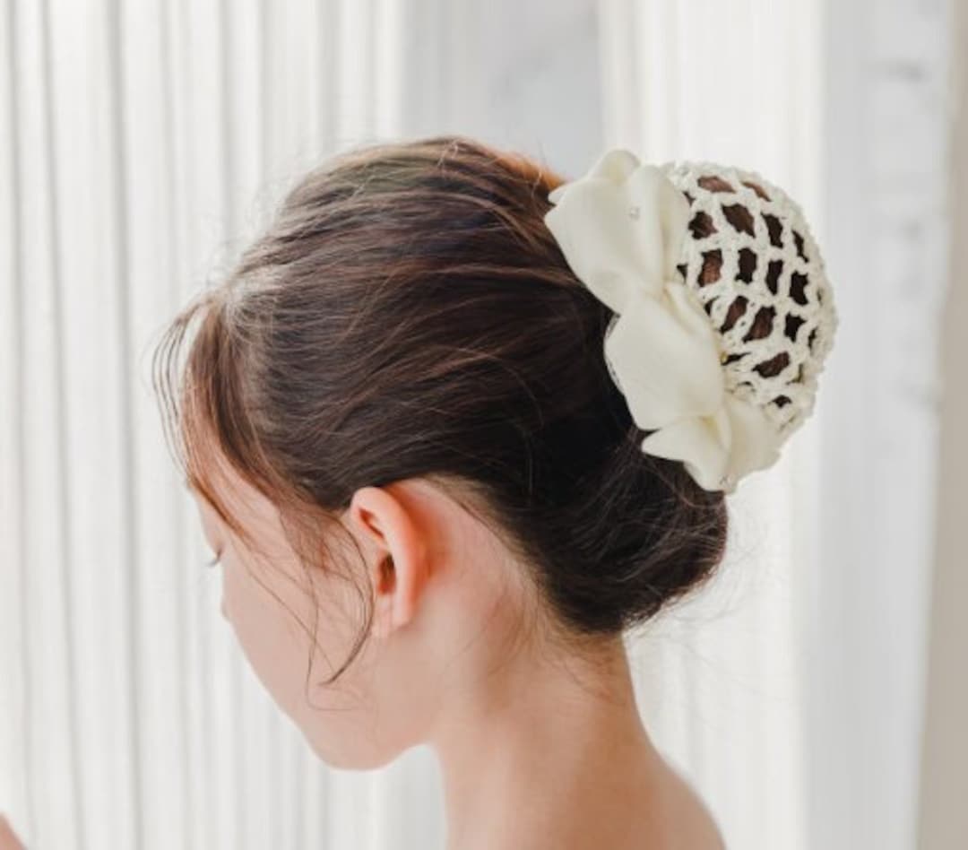 Hair Bun Net Claw Ballet Hair Bun Cover Dance Bun Cover Hair Bun With ...