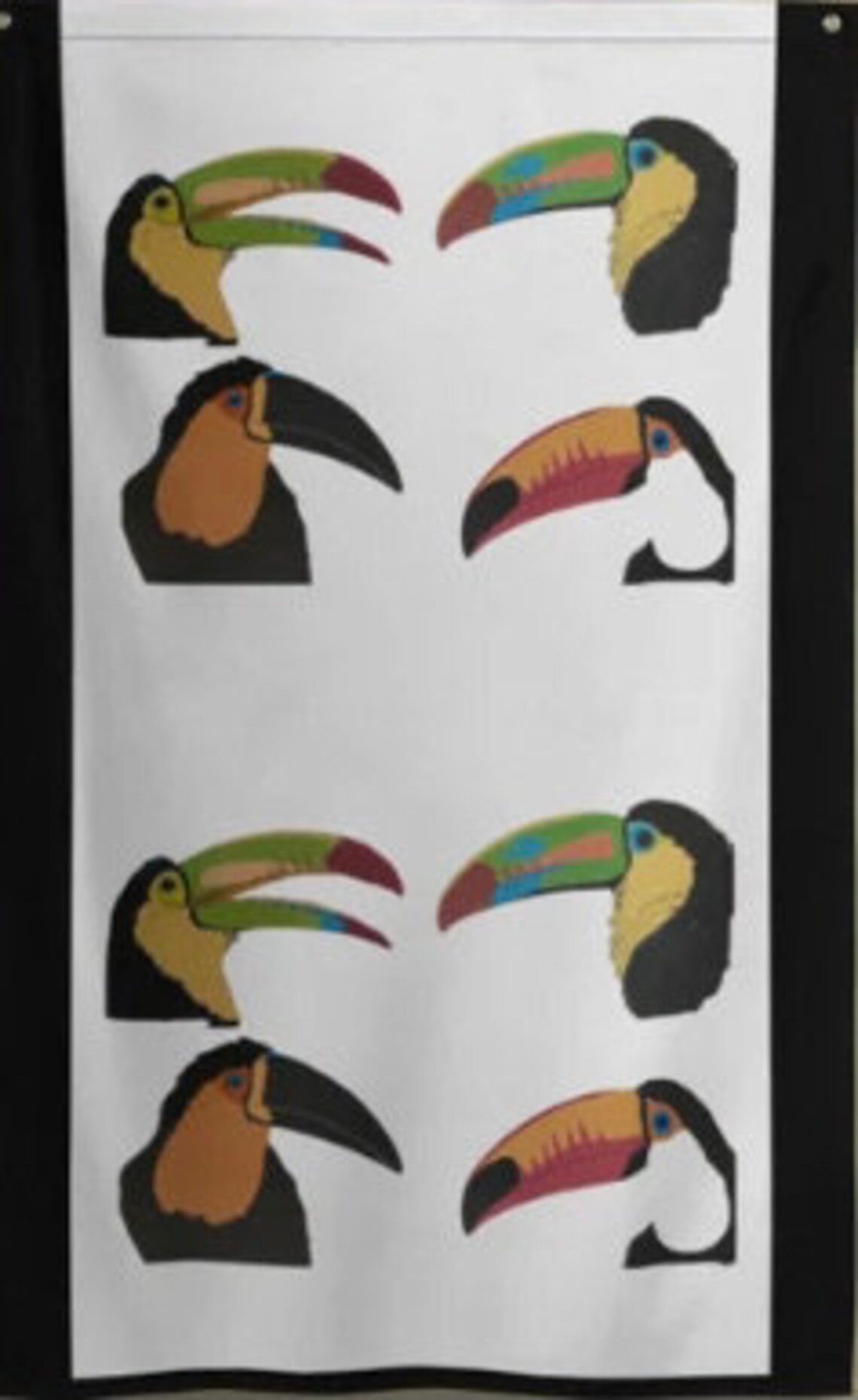Toucan Flag Toucan Wall Decor Tropical Bird Wall Hanging - Etsy