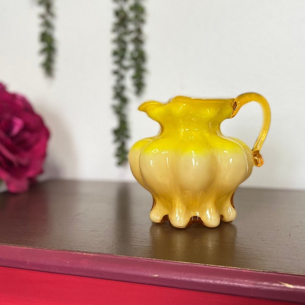Small Yellow Pitcher - Etsy