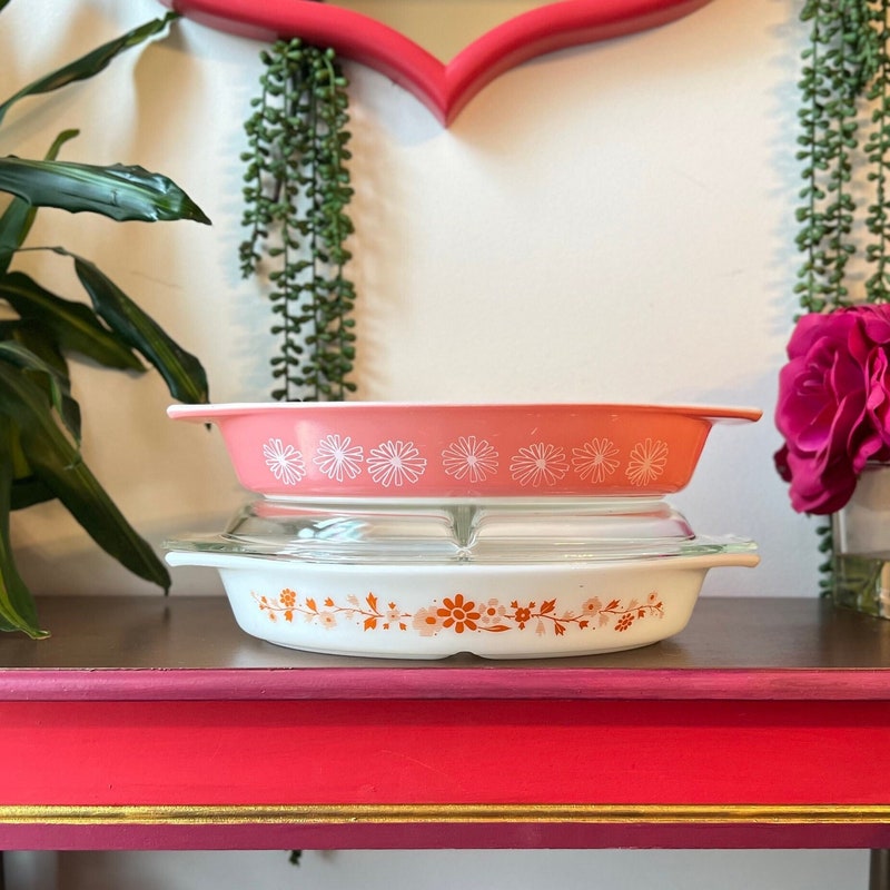 Pyrex Flowers - Etsy